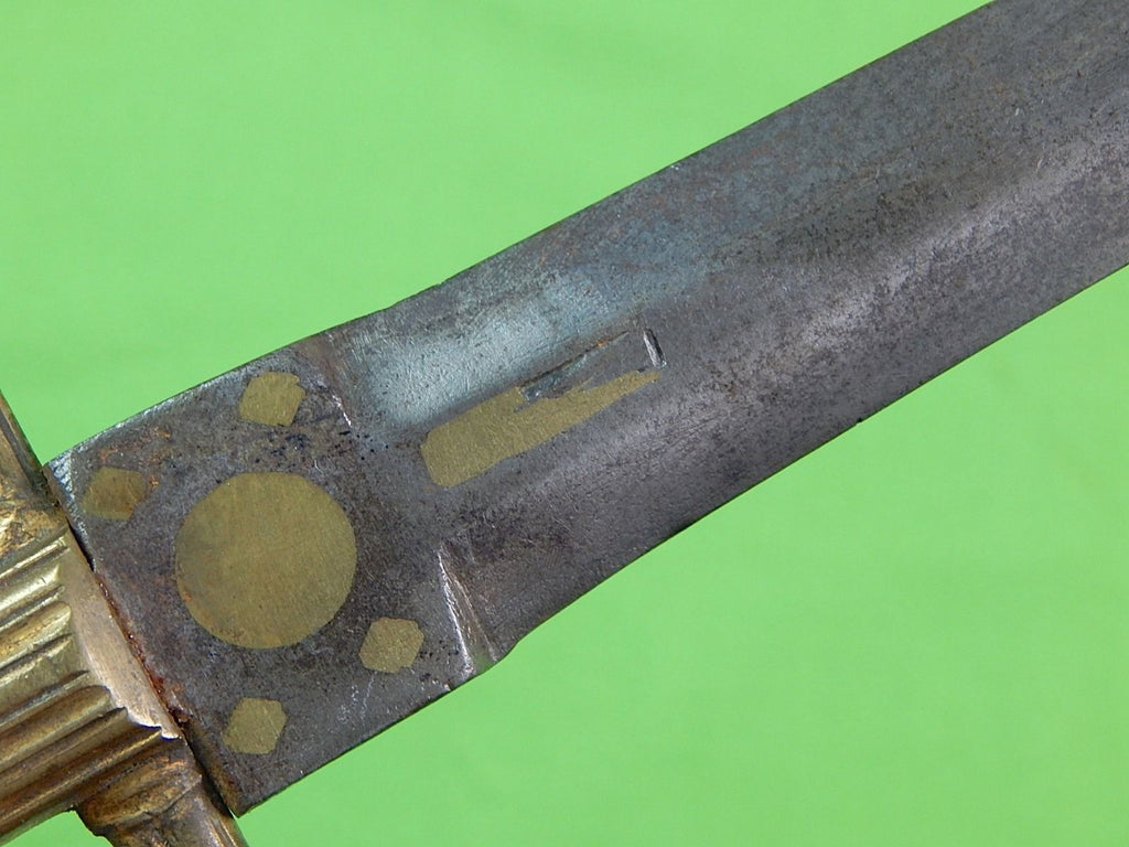 Antique Custom Hand Made Sword Blade Spanish Style Huge Stiletto Fight ...