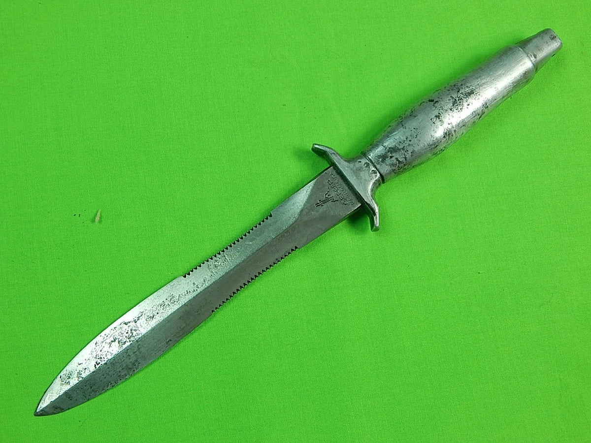 US 1976 GERBER MK2 Commando Fighting Knife #48922 & Sheath – ANTIQUE ...