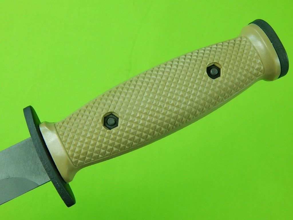 Vintage US 1991 M10 Desert Storm Combat Commando Fighting Knife w/ Sca ...