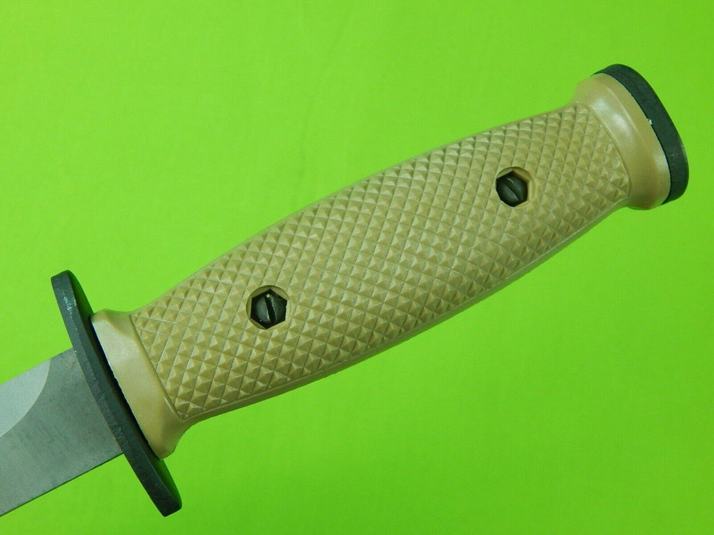 Vintage US 1991 M10 Desert Storm Combat Commando Fighting Knife w/ Sca ...