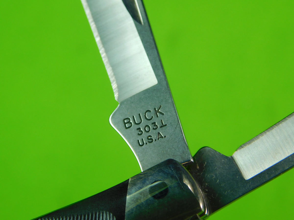 US 2004 Buck 303 Cadet B303-PP-WM 3 Blade Folding Pocket Knife ...