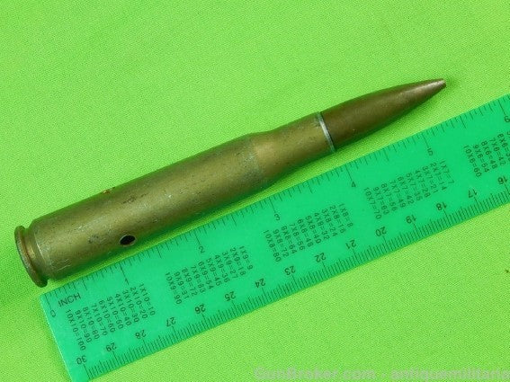US 50 bmg Training Deactivated Cartridge Shell – ANTIQUE & MILITARY ...