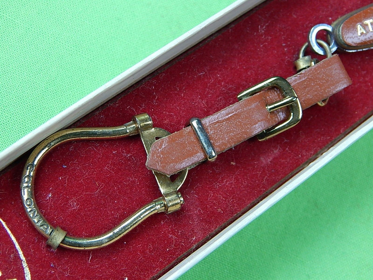 Vintage US Atlantic City Riviera Key Chain with Small Folding Knife w ...