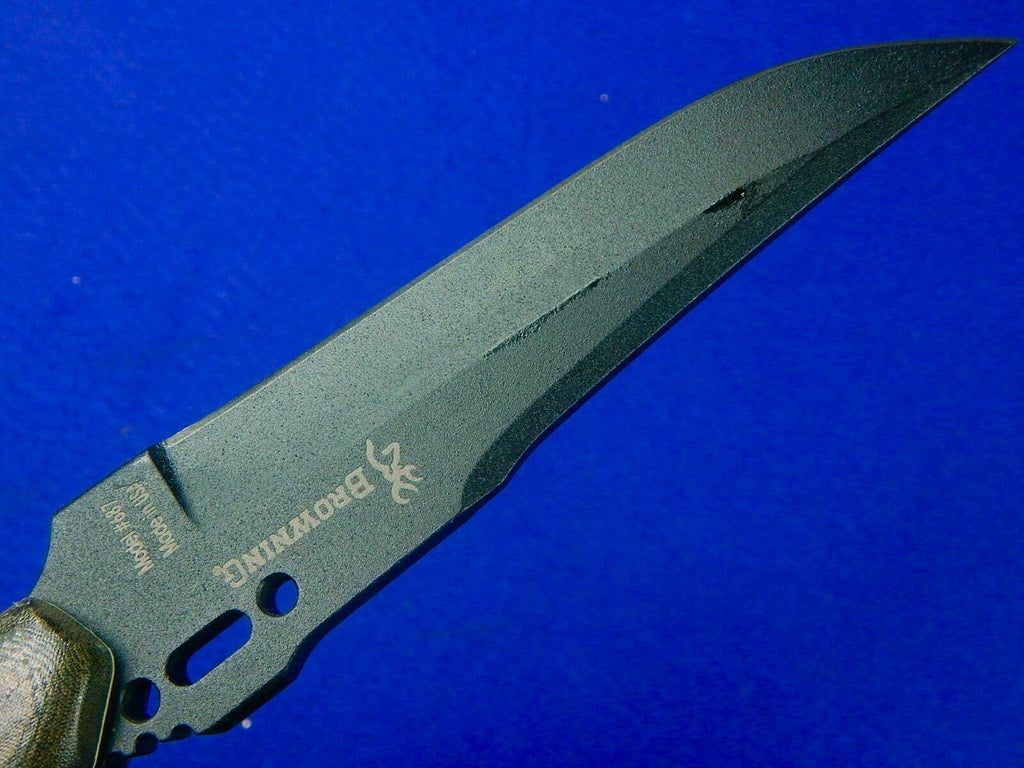 US BROWNING Model 687 Tactical FIELD DUTY XTREME FDX Fighting Knife Sh ...