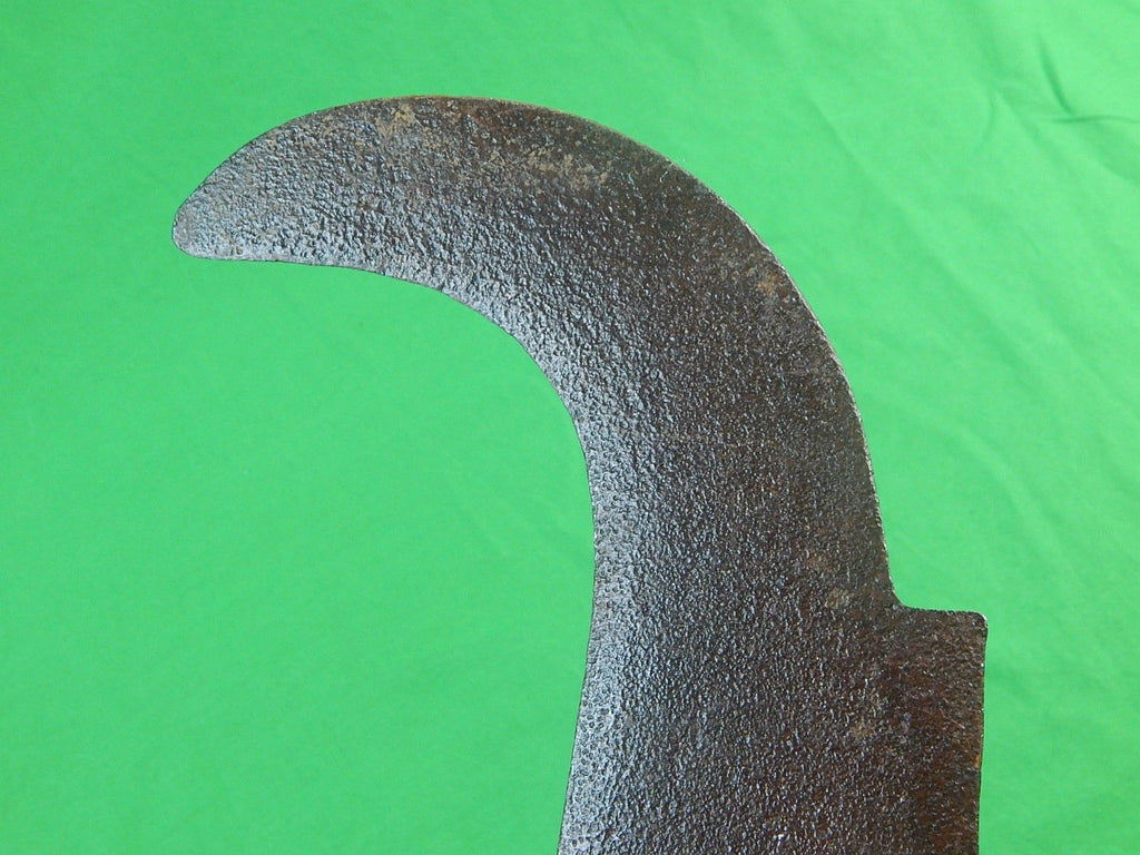 HUGE Antique US Civil War Period Hooked Cleaver bill hook hatchet Butc ...