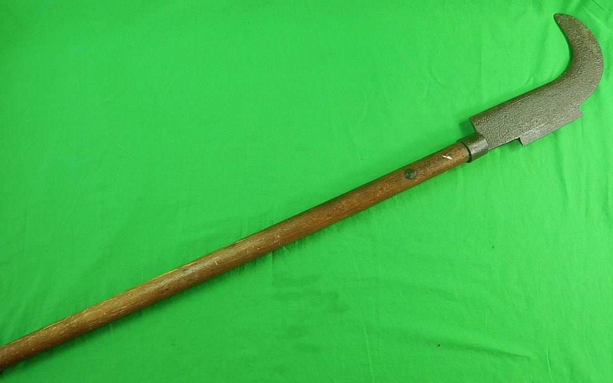 HUGE Antique US Civil War Period Hooked Cleaver bill hook hatchet Butc ...