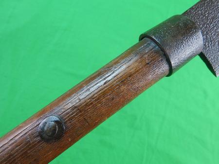 HUGE Antique US Civil War Period Hooked Cleaver bill hook hatchet Butc ...