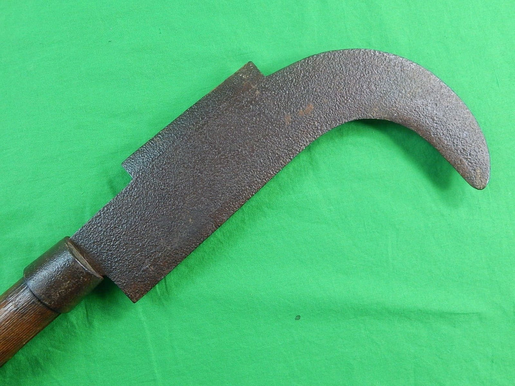 HUGE Antique US Civil War Period Hooked Cleaver bill hook hatchet Butc ...