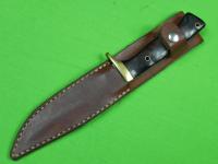 US Custom Hand Made ROB DAVIDSON Fighting Knife & Sheath – ANTIQUE ...
