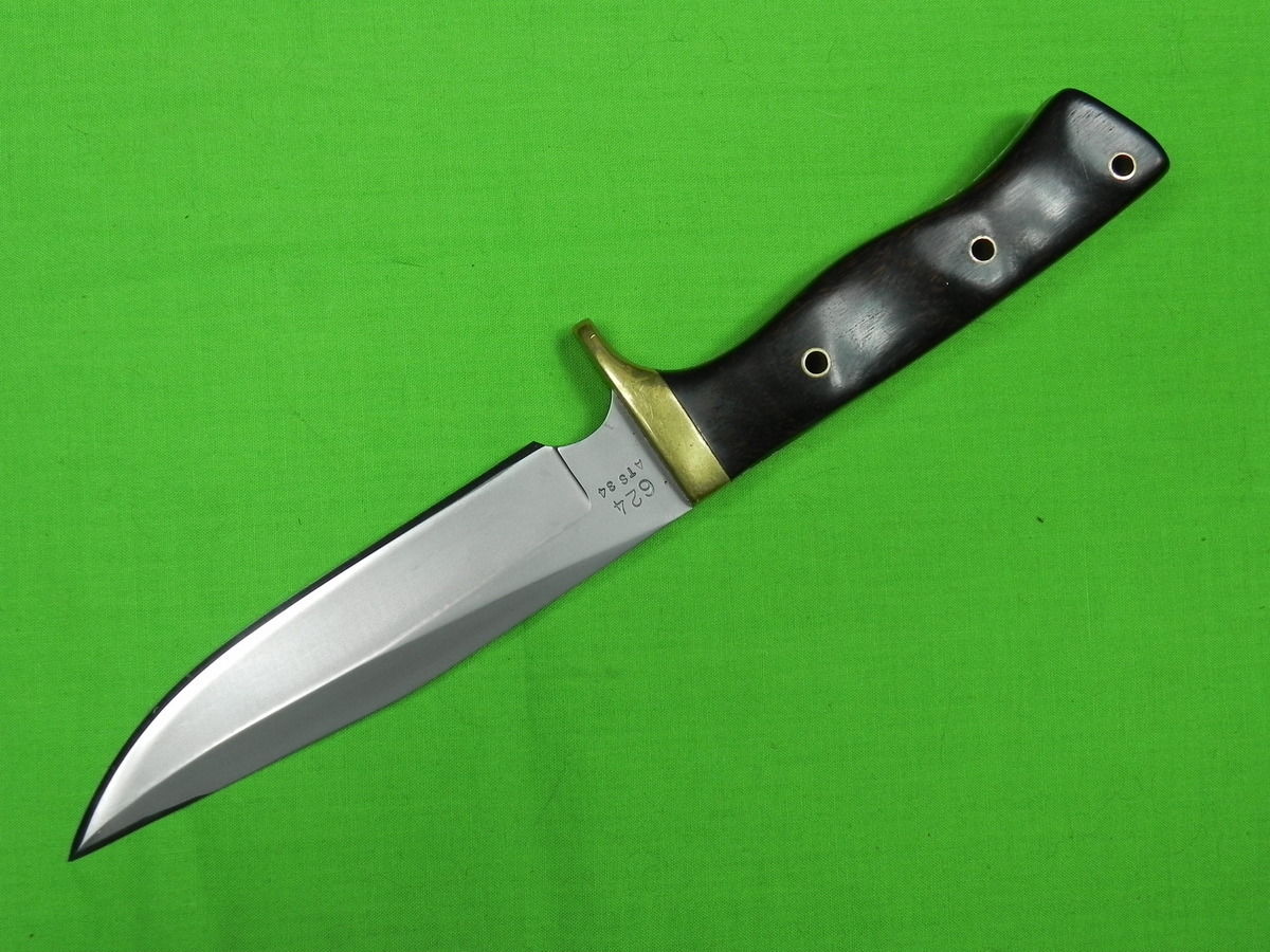 US Custom Hand Made ROB DAVIDSON Fighting Knife & Sheath – ANTIQUE ...