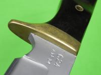 US Custom Hand Made ROB DAVIDSON Fighting Knife & Sheath – ANTIQUE ...