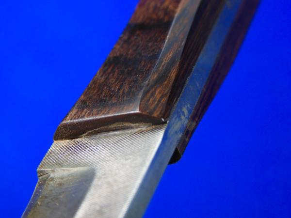 Vintage US Custom Made Handmade Anza Hunting Knife w/ Sheath – ANTIQUE ...