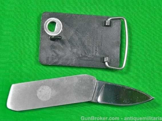 US Gerber Belt Buckle Touche Knife – ANTIQUE & MILITARY FROM BLACKSWAN