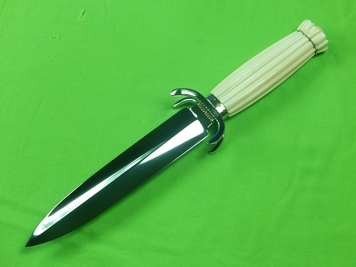 US Custom Hand Made Lloyd HALE Dagger Fighting Knife & Scabbard Case ...