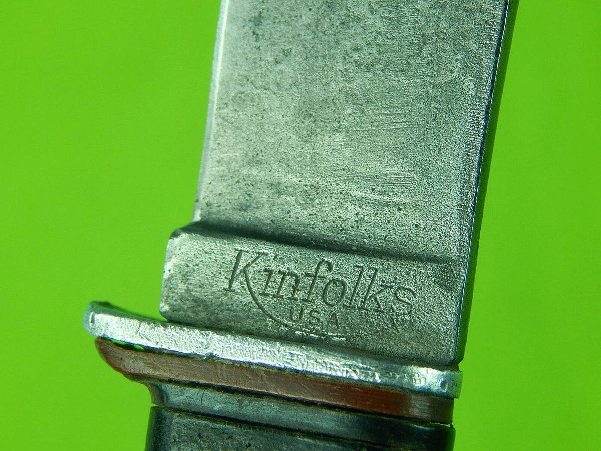 Vintage Old US Kinfolks Fighting Hunting Knife – ANTIQUE & MILITARY ...