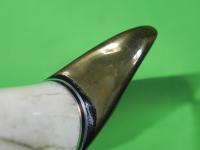 US Custom Hand Made MIKE LEACH Large Bowie Knife 1976 Scrimshaw JOE RU ...