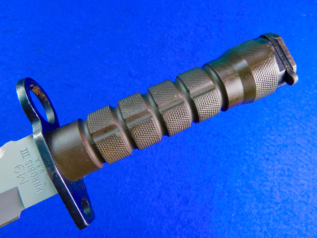 US Phrobis III Bayonet Fighting Knife w/ Scabbard – ANTIQUE & MILITARY ...