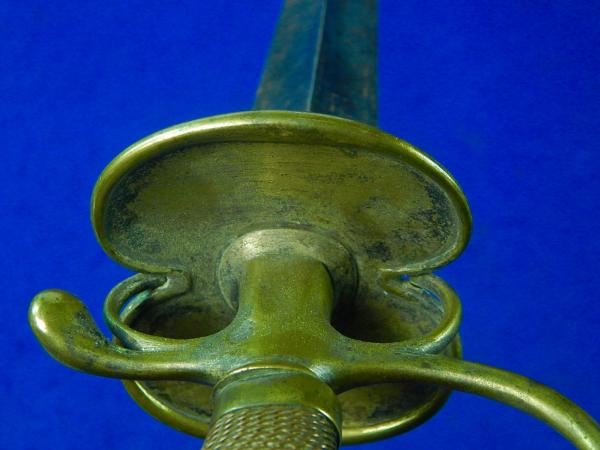 US Revolutionary Wars Antique Old British or French Engraved Rapier Sw ...