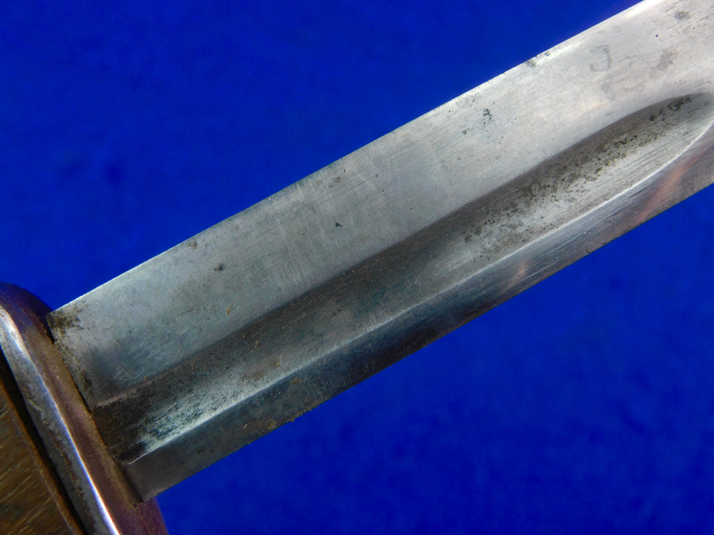 US WW2 Custom Made Handmade Sword Bayonet Blade Theater Fighting Knife ...