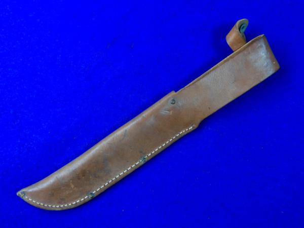 RARE US WW2 Leather Sheath Scabbard Case for USN Navy MK2 Fighting Kni ...