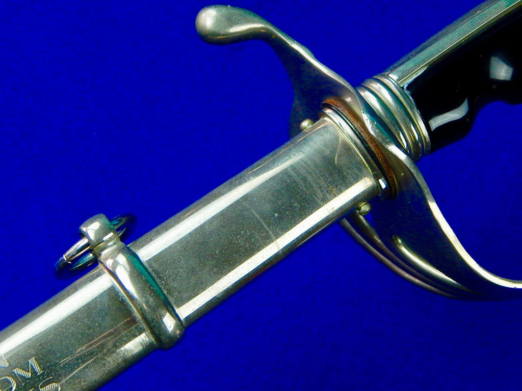 US WW2 Model 1902 German Made Presentation Engraved Officer's Sword w ...