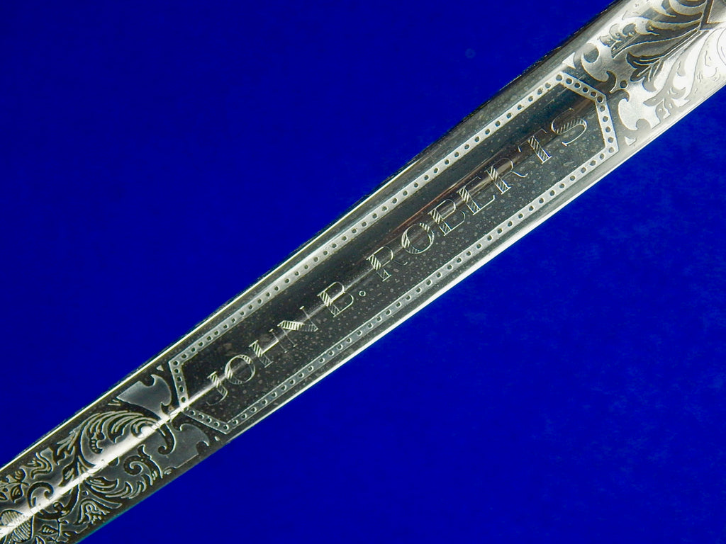 US WW2 Model 1902 German Made Presentation Engraved Officer's Sword w ...