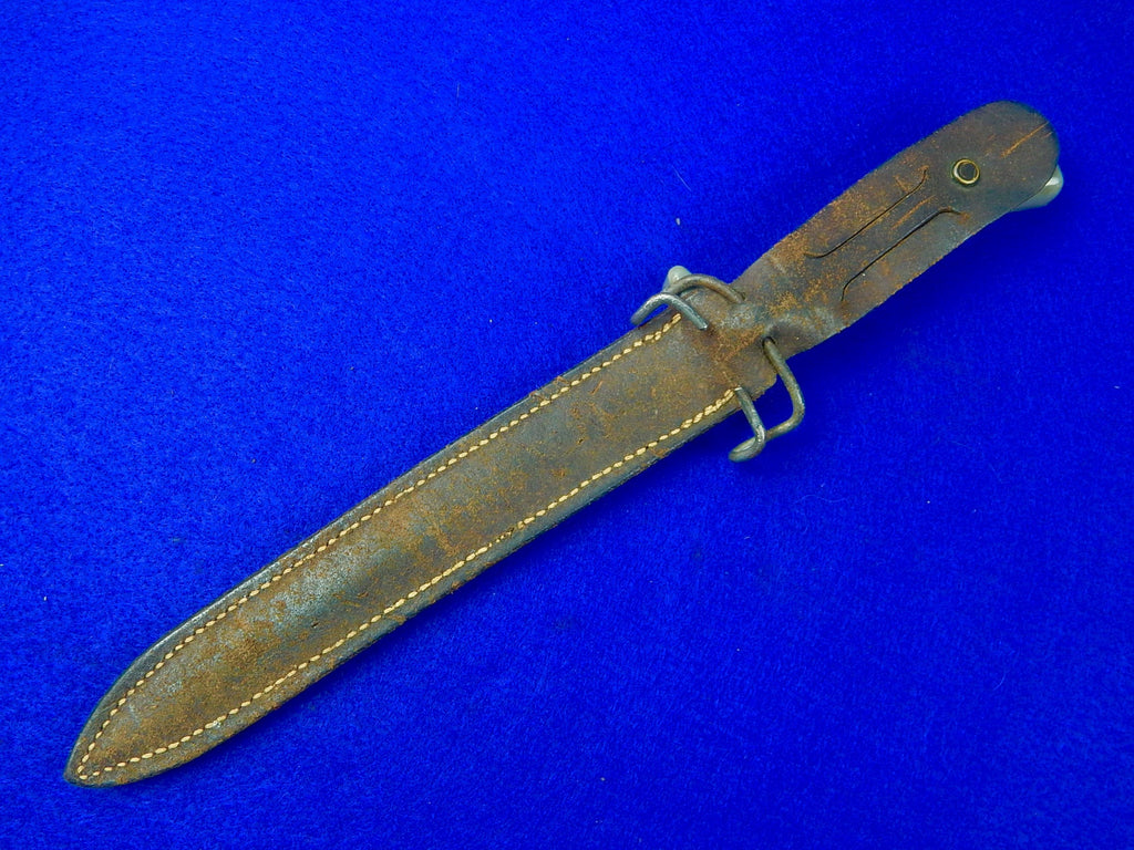 US WW2 WWII ANDERSON Sword Blade Fighting Knife w/ Sheath – ANTIQUE ...