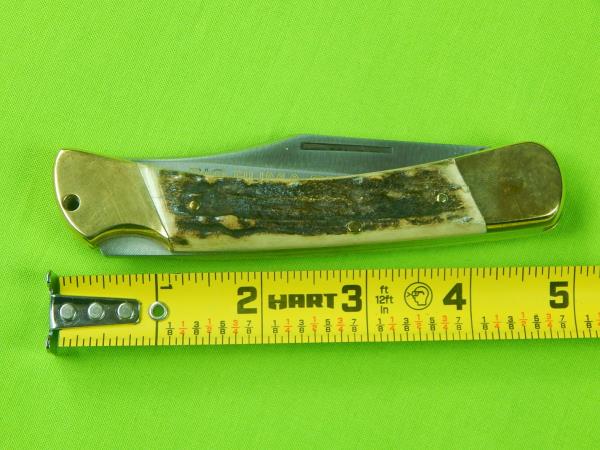 Vintage 1979 German Germany Puma 910 Prince Stag Folding Pocket Knife ...