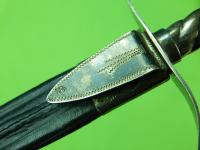 Vintage Antique Old South American America Small Silver Dagger Knife ...