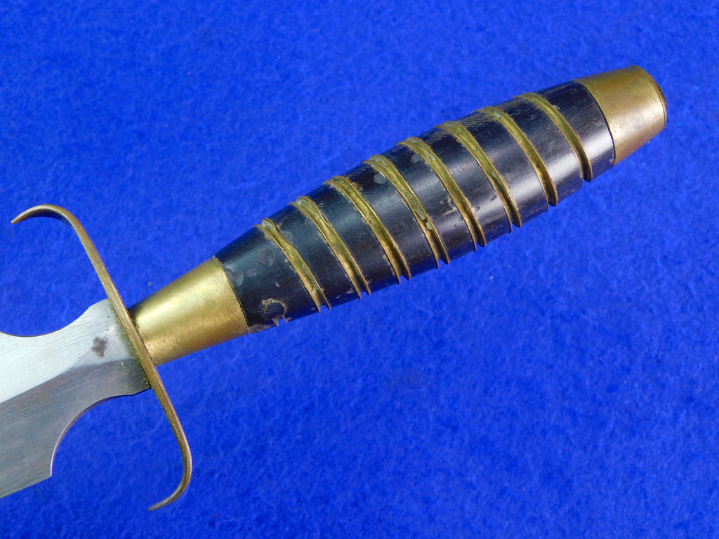 Vintage Antique Spanish Mexican Plug Bayonet Stiletto Fighting Knife D ...