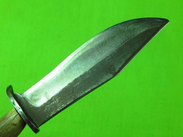Vintage Custom Hand Made Stag Hunting Knife w/ Compass – ANTIQUE ...