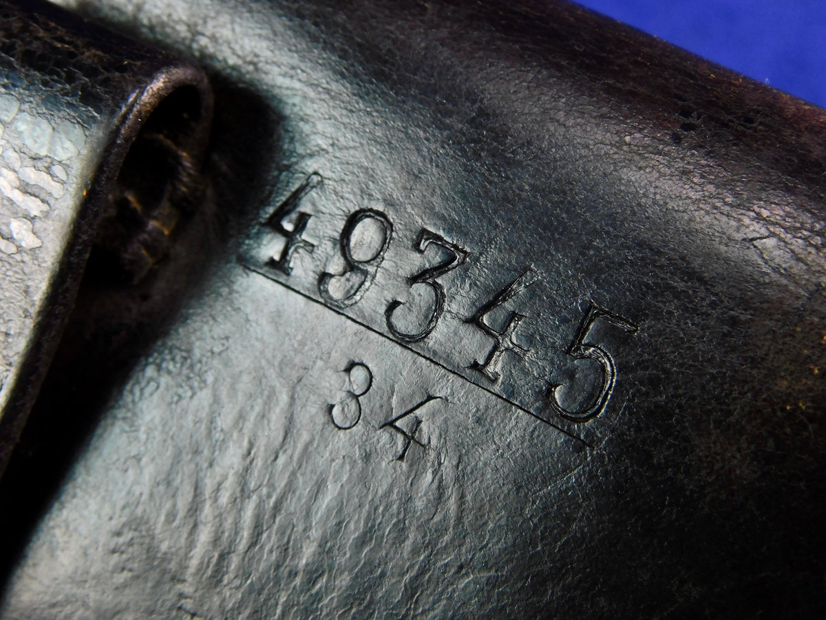 Vintage Early Post WW2 Spanish Spain Astra 600 Pistol Revolver Leather ...