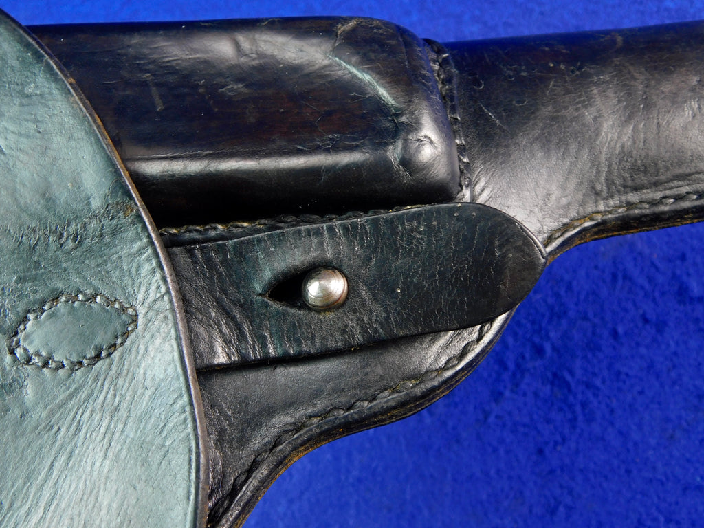 Vintage Early Post WW2 Spanish Spain Astra 600 Pistol Revolver Leather ...