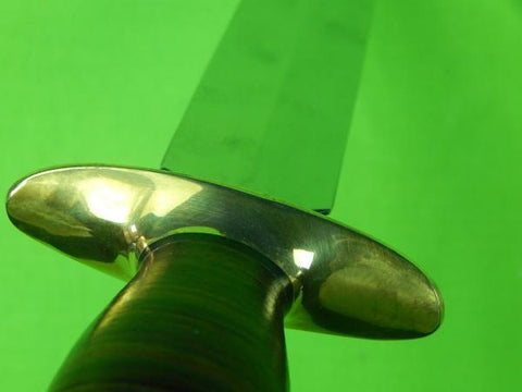 Vintage Italian Italy Stiletto Double Edged Commando Spear Point Fight ...
