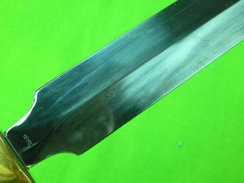 Vintage Italian Italy Stiletto Double Edged Commando Spear Point Fight ...