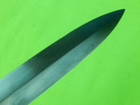 Vintage Italian Italy Stiletto Double Edged Commando Spear Point Fight ...