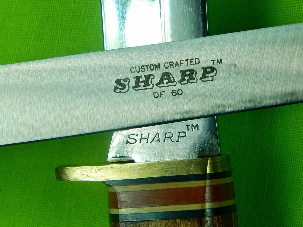 Vintage Sharp Brand Japan Made Sportsman's Matched 2 Knife Hunting Fis ...