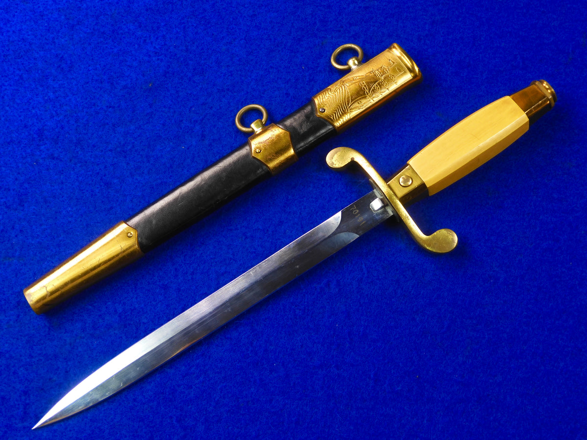 Vintage Soviet Russian Russia USSR Navy Officer's Dagger Fighting Knif ...
