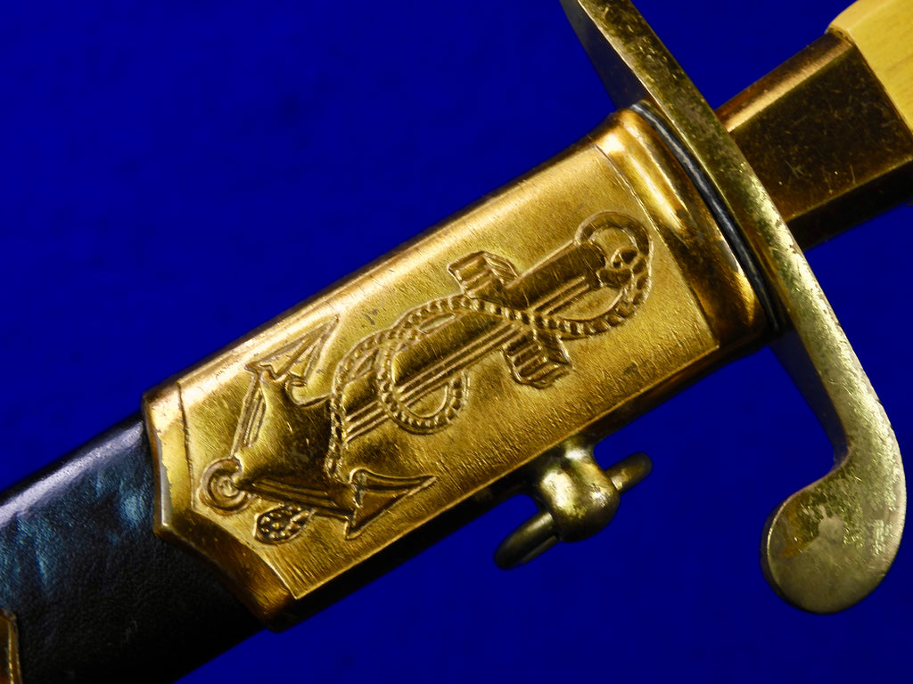 Vintage Soviet Russian Russia USSR Navy Officer's Dagger Fighting Knif ...