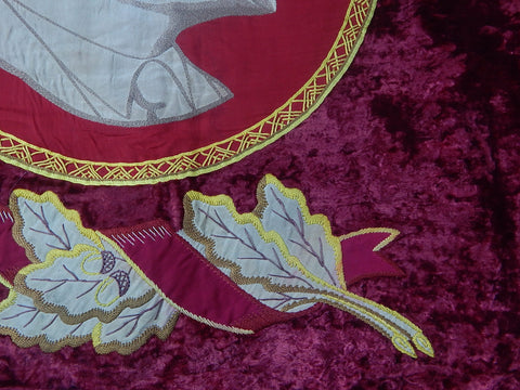 Vintage Soviet Union Russian Russia USSR Large Velvet Red Flag Banner ...