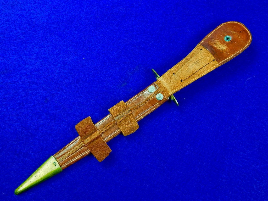 Vintage Spanish Spain Fairbairn Sykes Stiletto Fighting Knife w/ Sheat ...