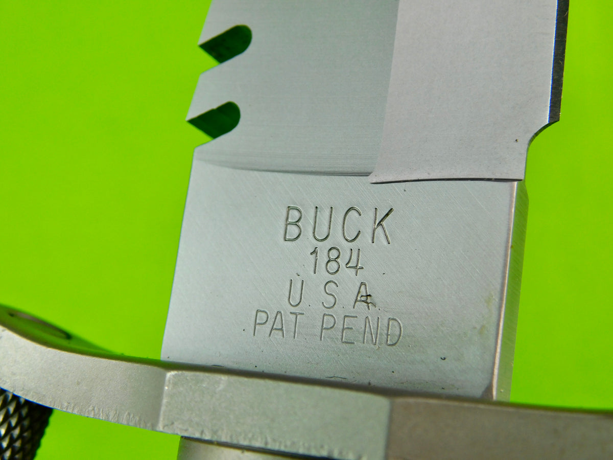 Vintage US Buckmaster Early Buck 184 Survival Fighting Knife w/ Scabba ...