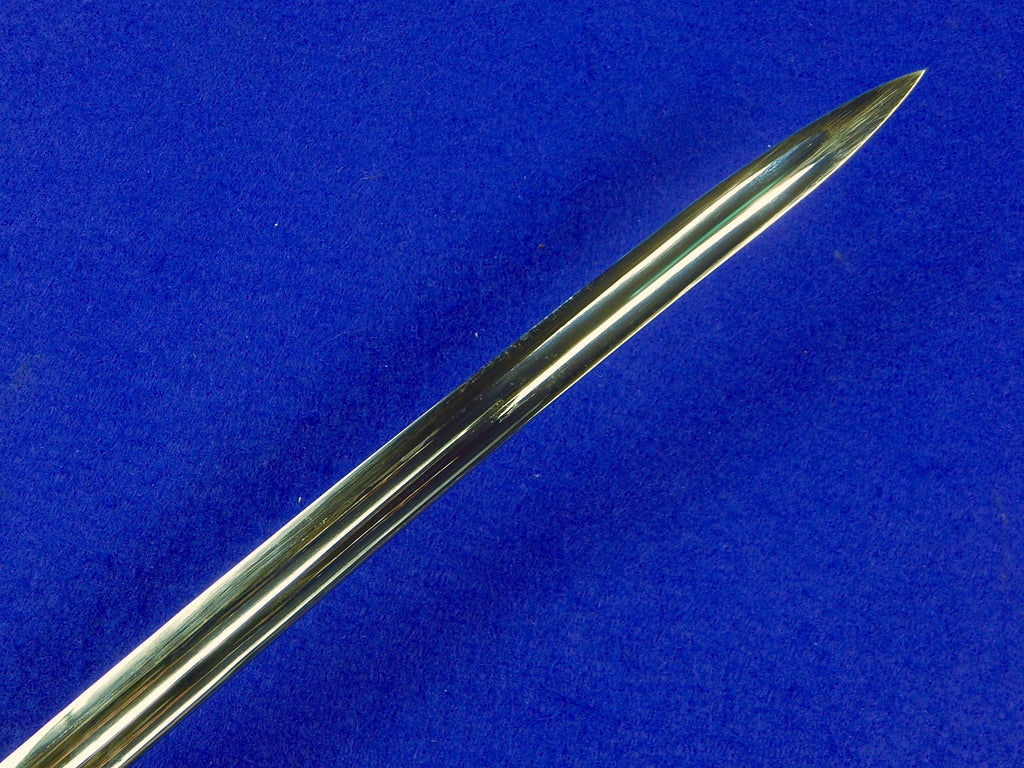 Vintage US German Made USMC Marine Presentation Engraved Sword w/ Scab ...