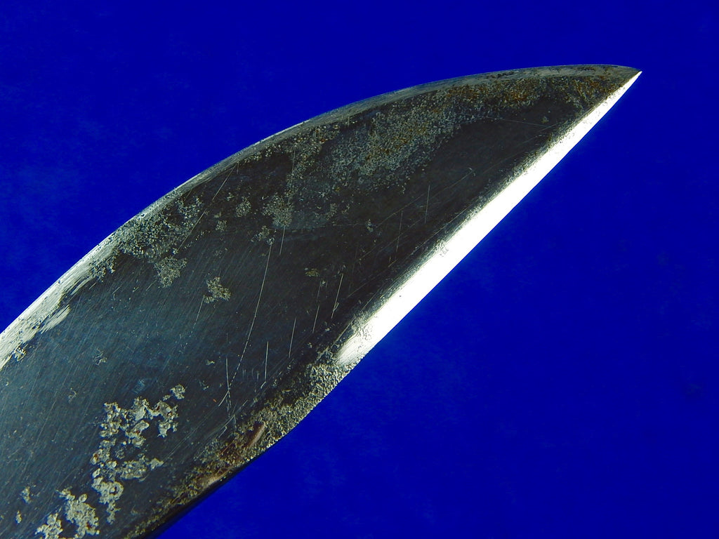 Vintage US HOLLINGER Hunting Fighting Knife w/ Sheath – ANTIQUE ...