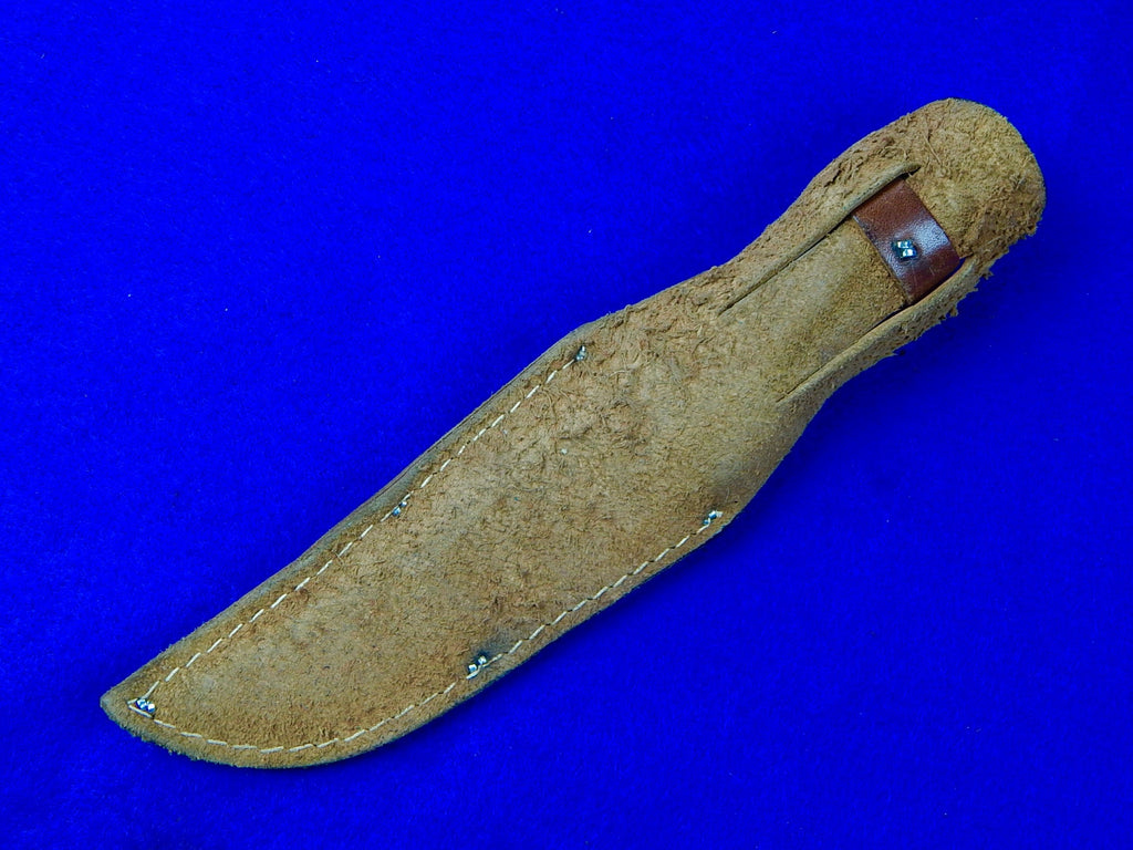 Vintage US HOLLINGER Hunting Fighting Knife w/ Sheath – ANTIQUE ...