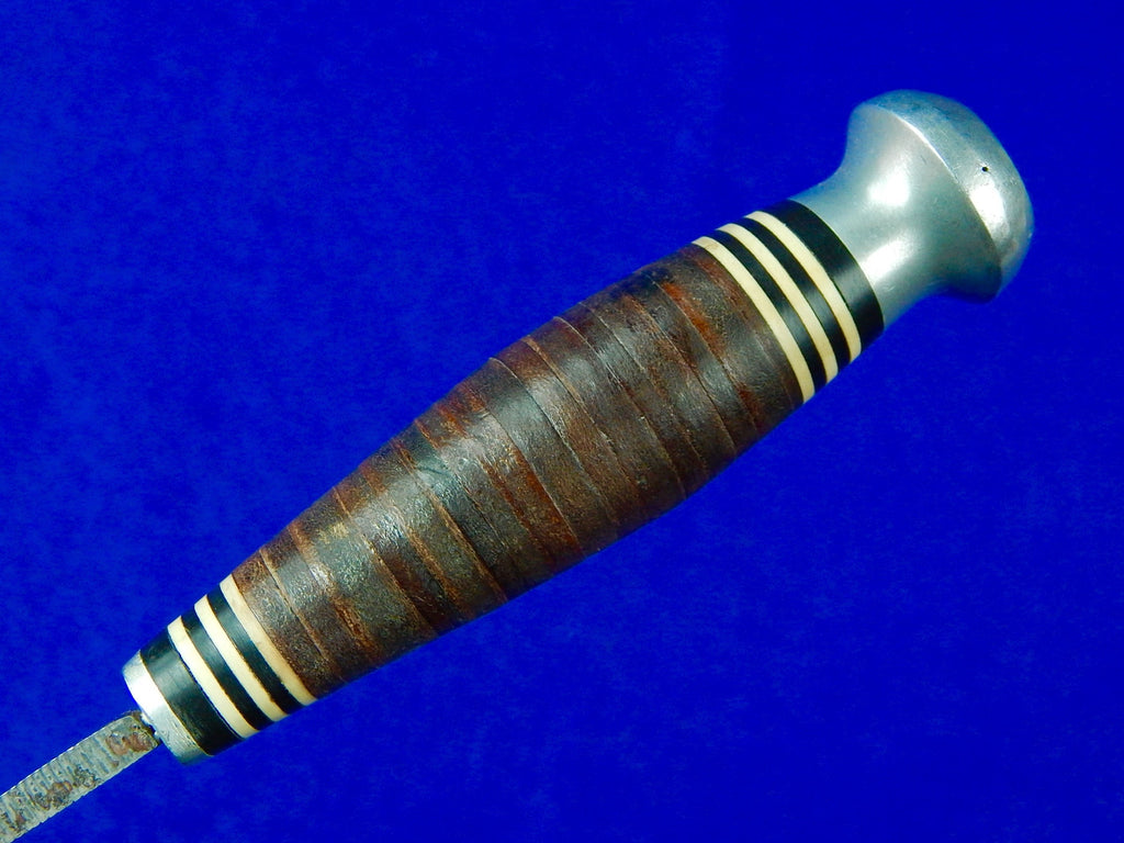 Vintage US HOLLINGER Hunting Fighting Knife w/ Sheath – ANTIQUE ...