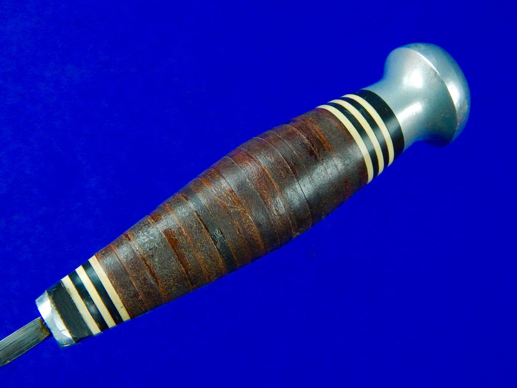 Vintage US HOLLINGER Hunting Fighting Knife w/ Sheath – ANTIQUE ...