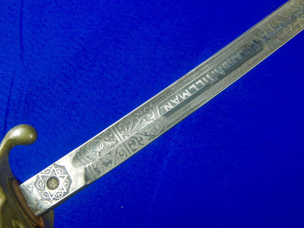 Vintage US Model 1902 Presentation Officer's Sword with Scabbard ...