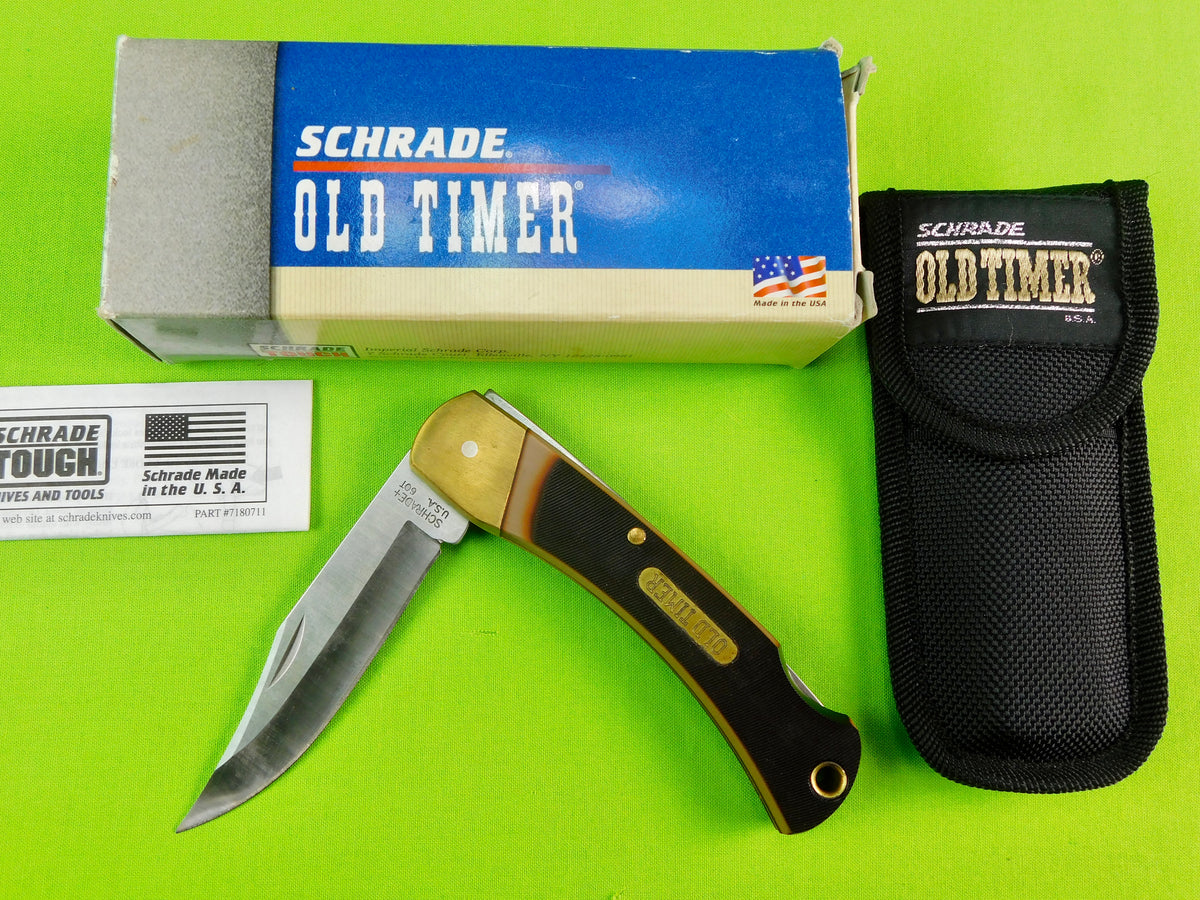 Vintage US Schrade + 60T Old Timer Folding Pocket Knife – ANTIQUE ...