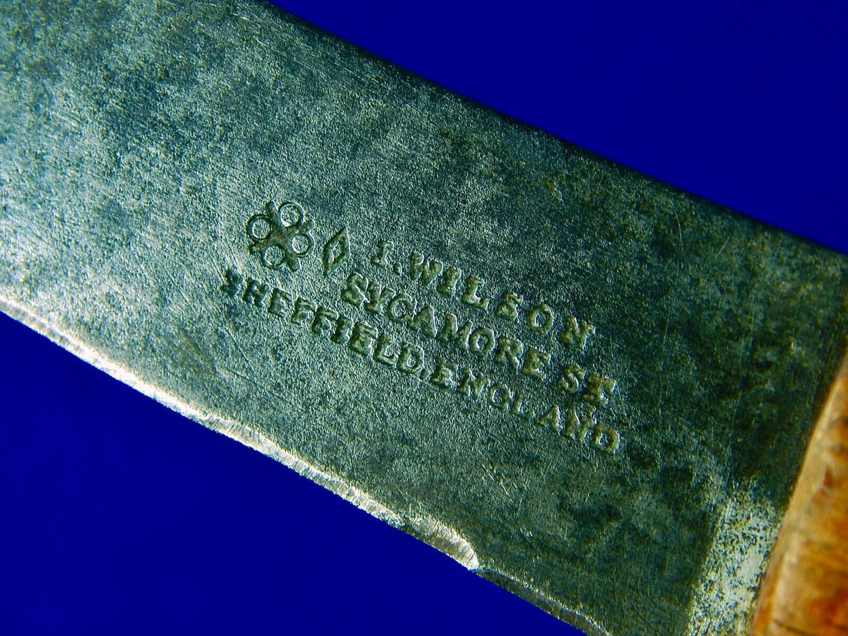 Antique I. WILSON Sycamore St Sheffield England British English Skinne ...